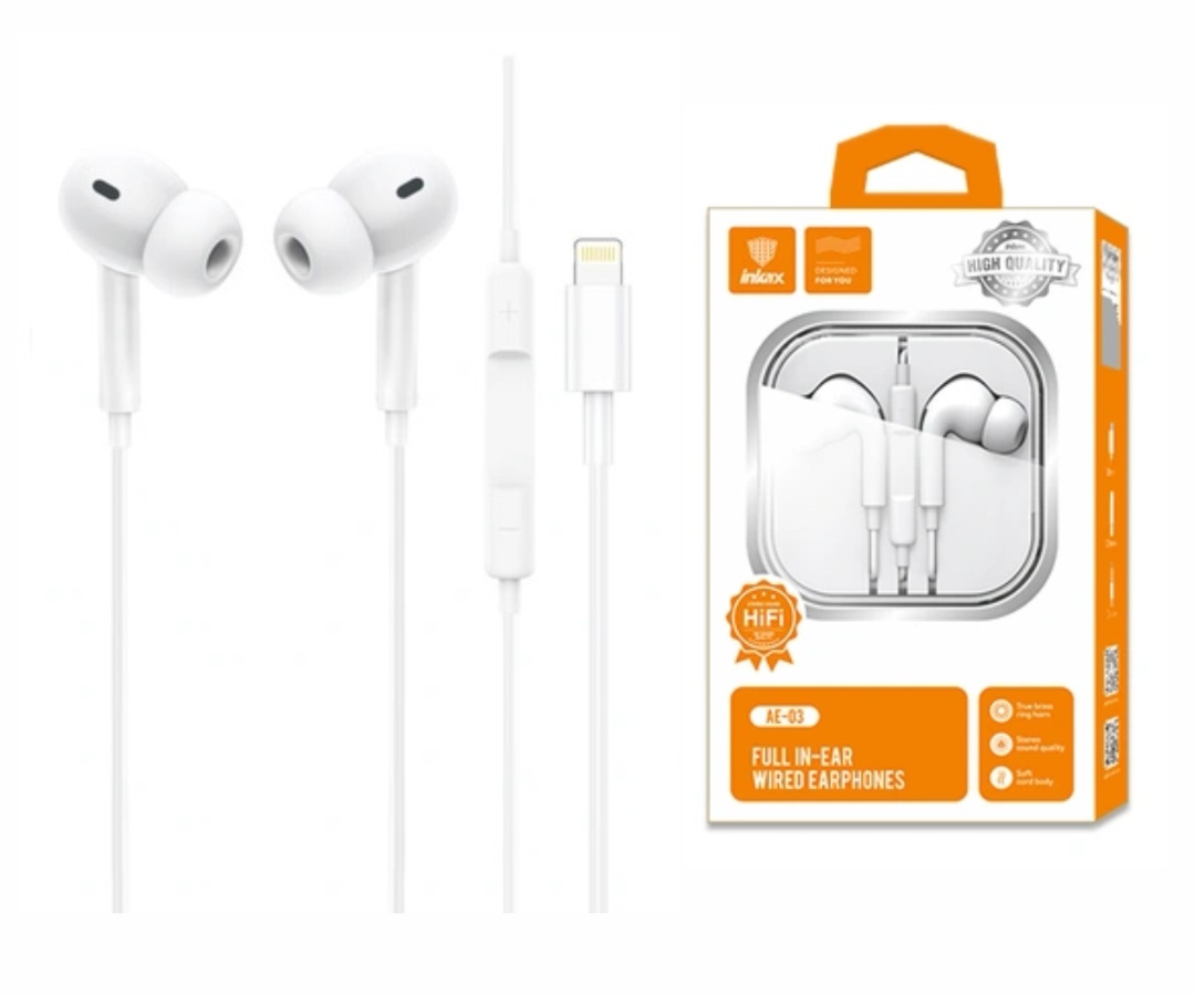 Auriculares Inkax Intra Lightning blanco – 4KBZAS