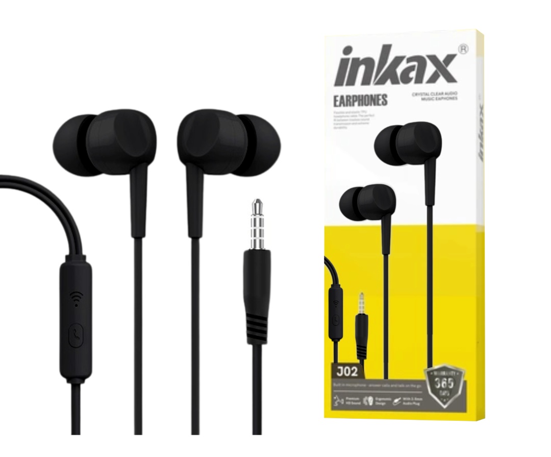 Auriculares Inkax Intra 3.5mm negro – 4KBZAS