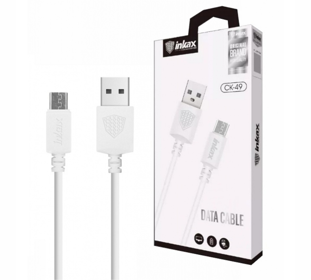 Cable Inkax Micro USB 5a 1m blanco – 4KBZAS