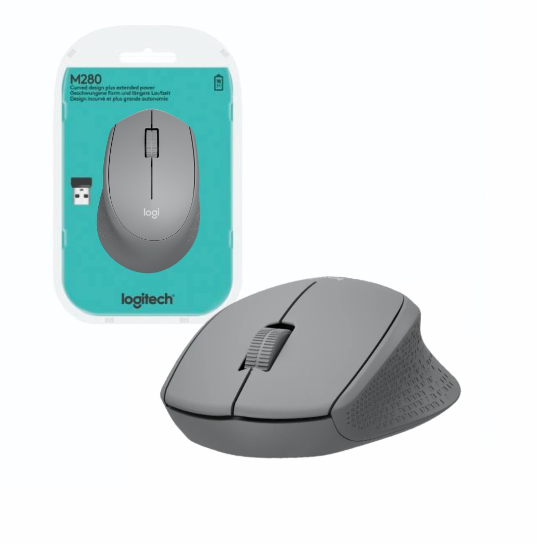 Mouse inalambrico Logitech M280 gris - 4KBZAS