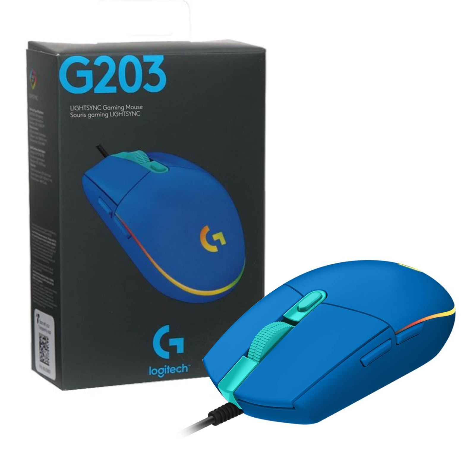 Mouse Logitech G203 Lightsync RGB azul – 4KBZAS