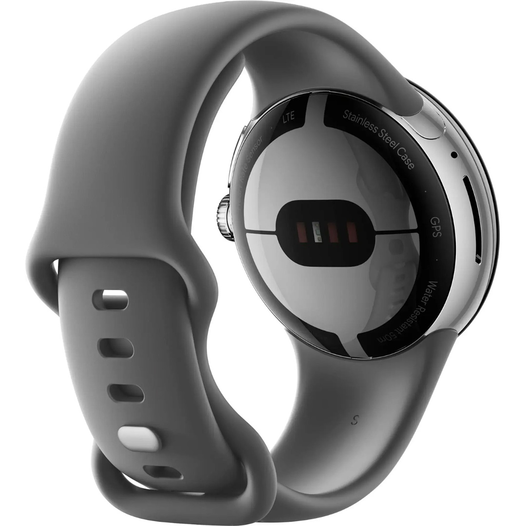 Reloj Google Pixel Watch 41mm LTE Silver Acero Inox - 4KBZAS