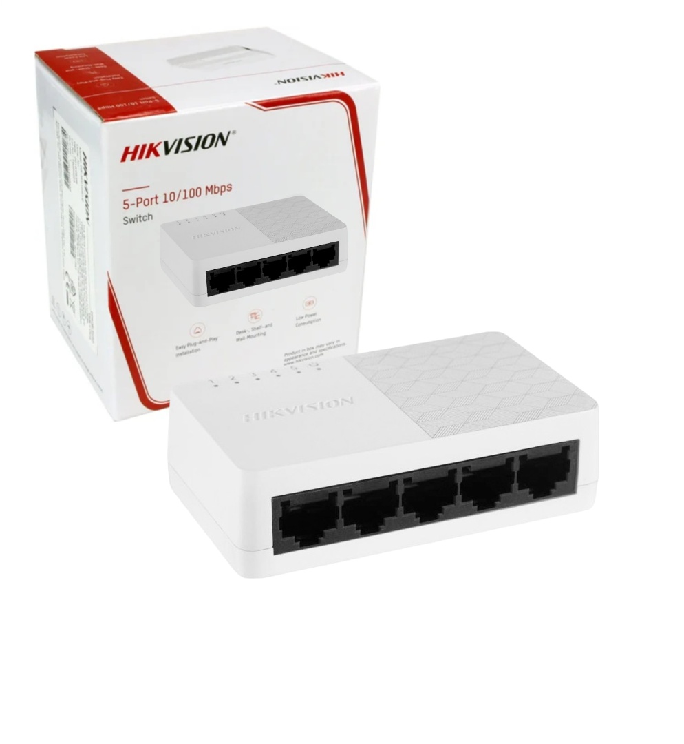 Switch Hikvision 5 puertos - 4KBZAS