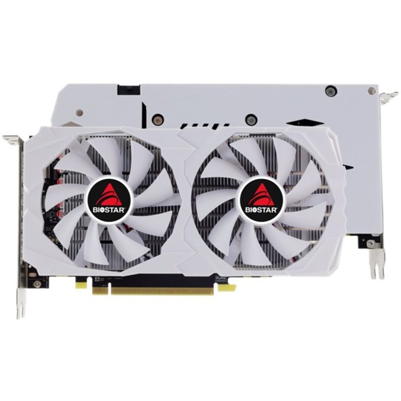 Tarjeta Video Biostar RX580 8GB DDR5 blanca – 4KBZAS
