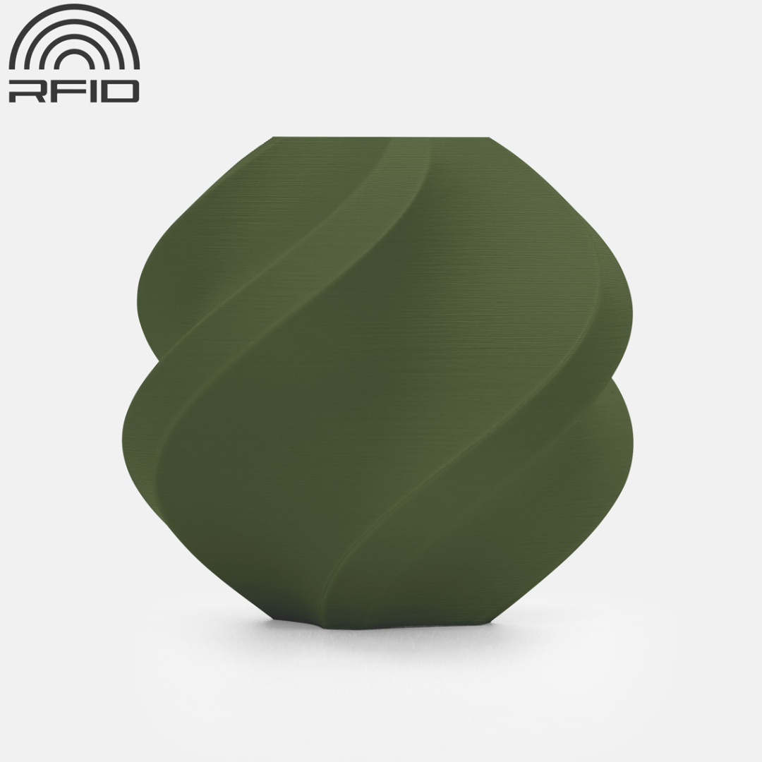 Filamento Bambu Lab PLA Matte verde - 4KBZAS