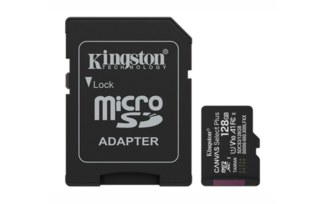 Memoria MicroSD Kingston Select Plus 128GB clase 10 - 4KBZAS