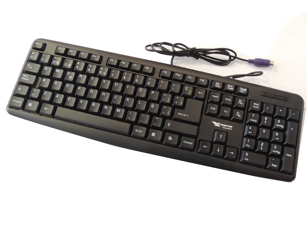 Teclado Xtreme español negro PS2 - 4KBZAS